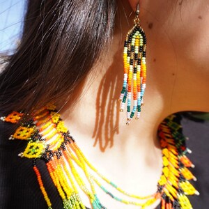 Artisan Indigenous Necklace - Etsy