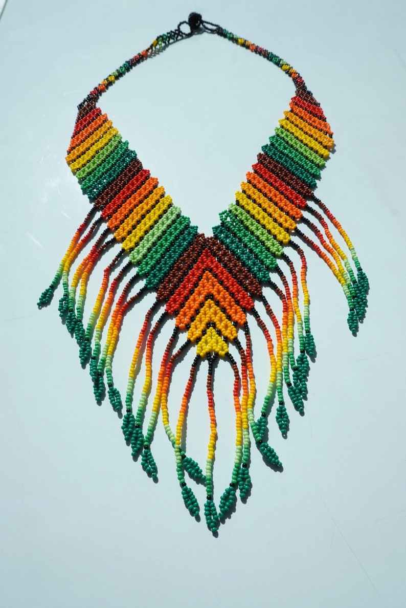 Artisan Indigenous Necklace - Etsy