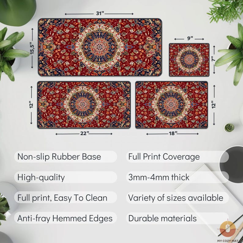 Big Lebowski Inspired Rug, the Dude Persian Rug Desk Mat - XL Gaming ...