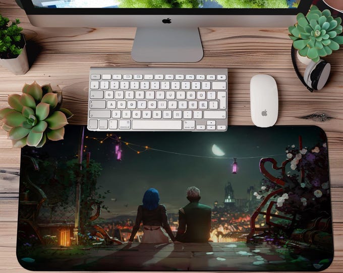 Arcane Jinx & Isha League of Legends Mouse Mat, Gaming Mouse Pad ...