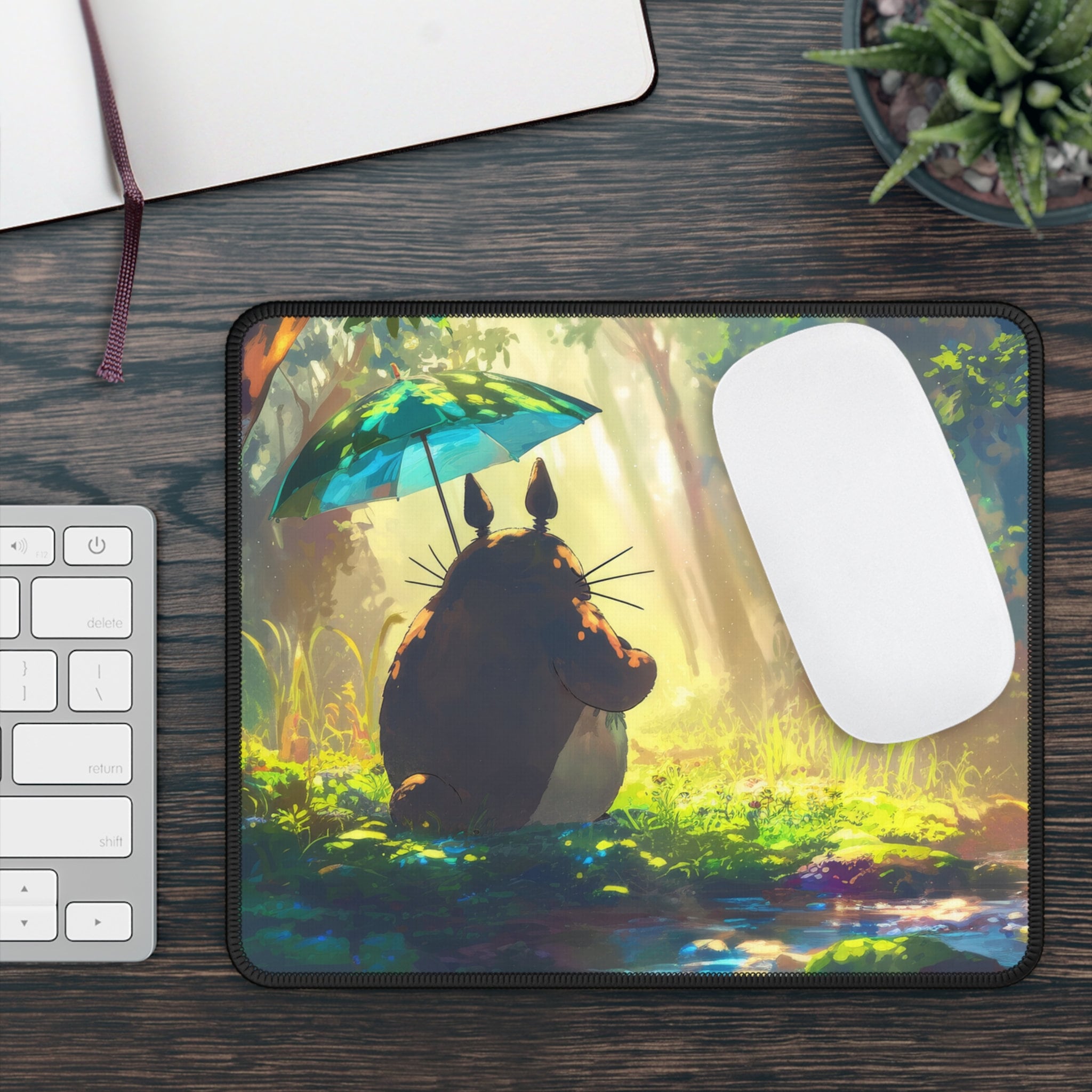 My Neighbor Totoro Desk Mat, Studio Ghibli Inspired Non-slip Desk Pad, Kawaii Mousepad, Home ...