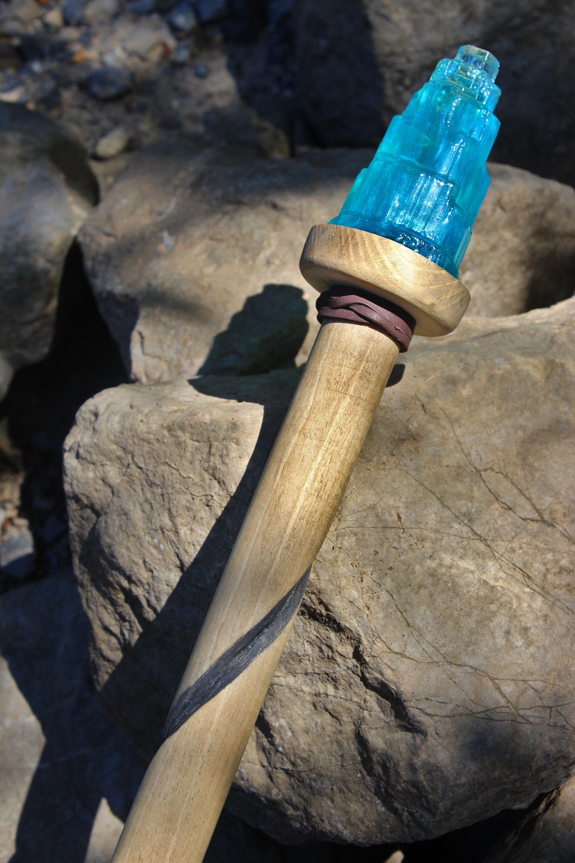 Wizard's Crystal Staff - Etsy