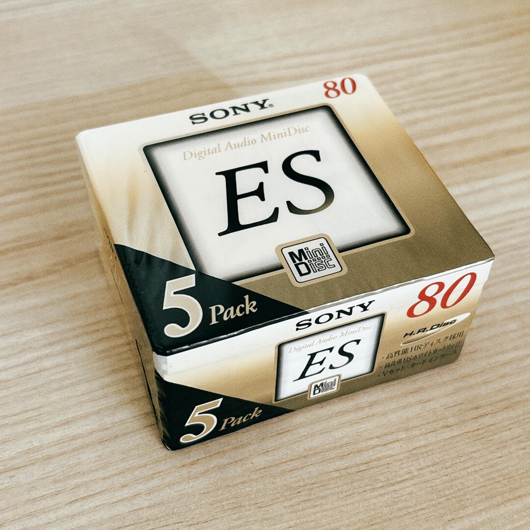 Mini Disc SONY ES 80-min 5-pack High Quality 5MDW80M From Japan Sealed ...
