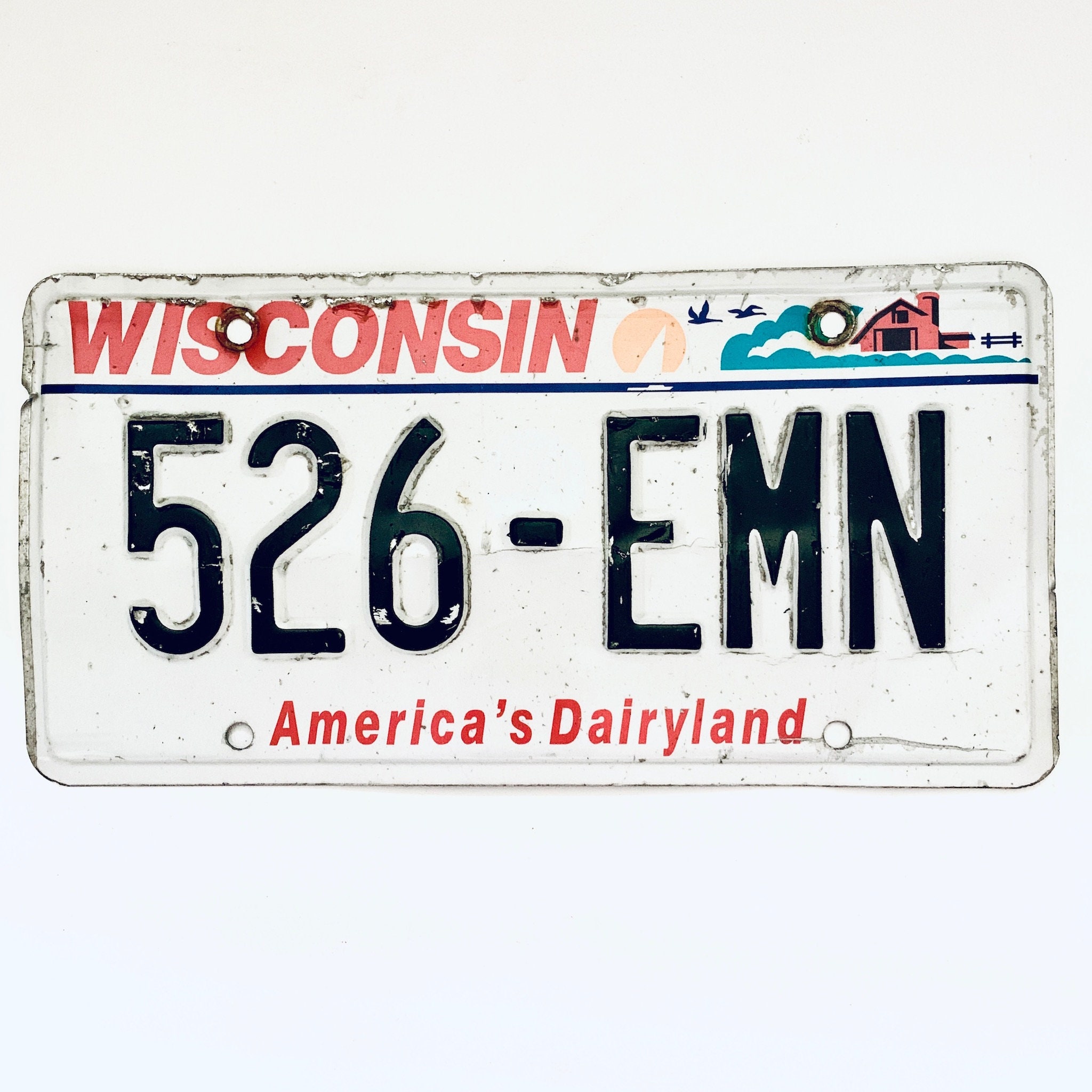 United States Wisconsin Dairyland Passenger License Plate 266-YAK Car ...