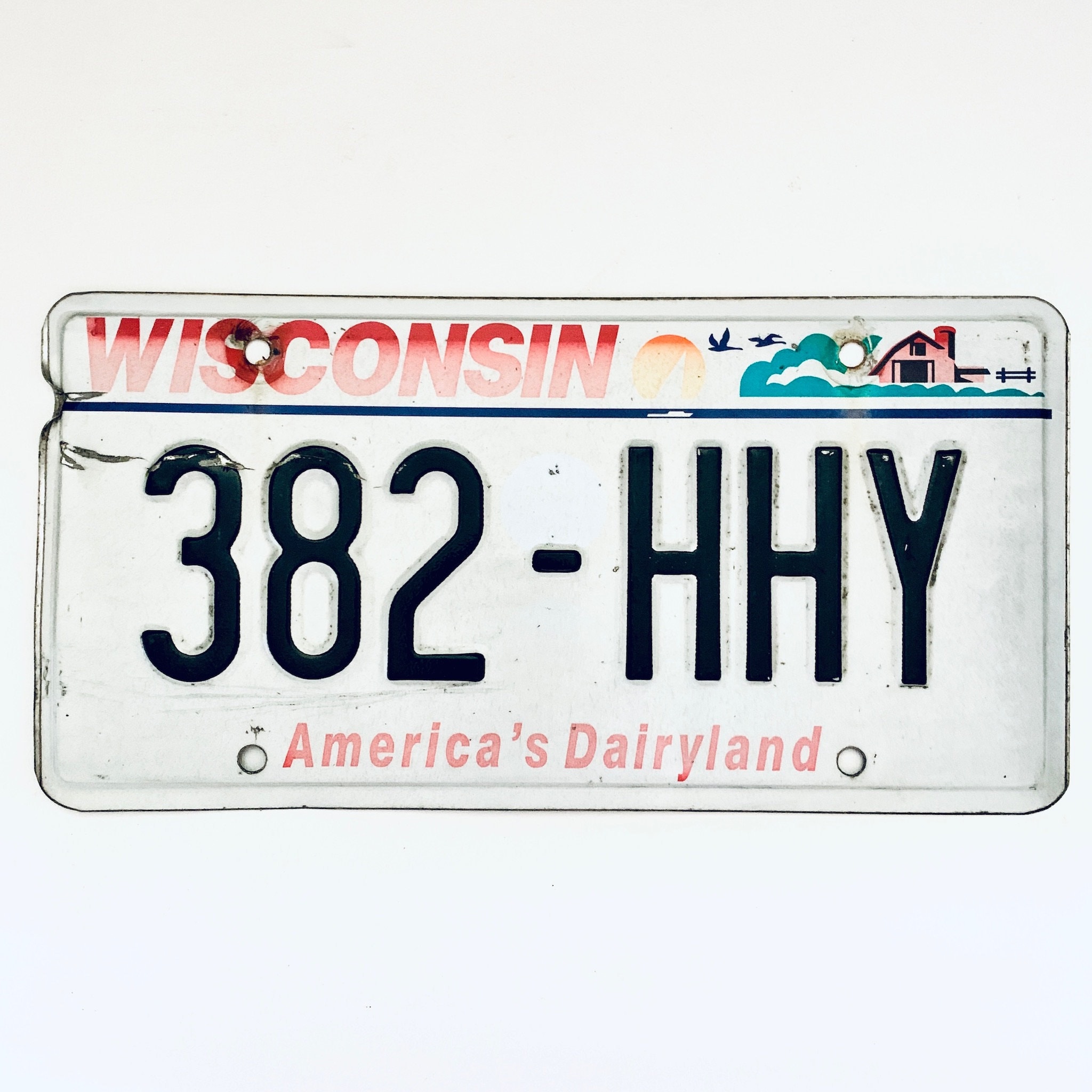 United States Wisconsin Dairyland Passenger License Plate 266-YAK Car ...