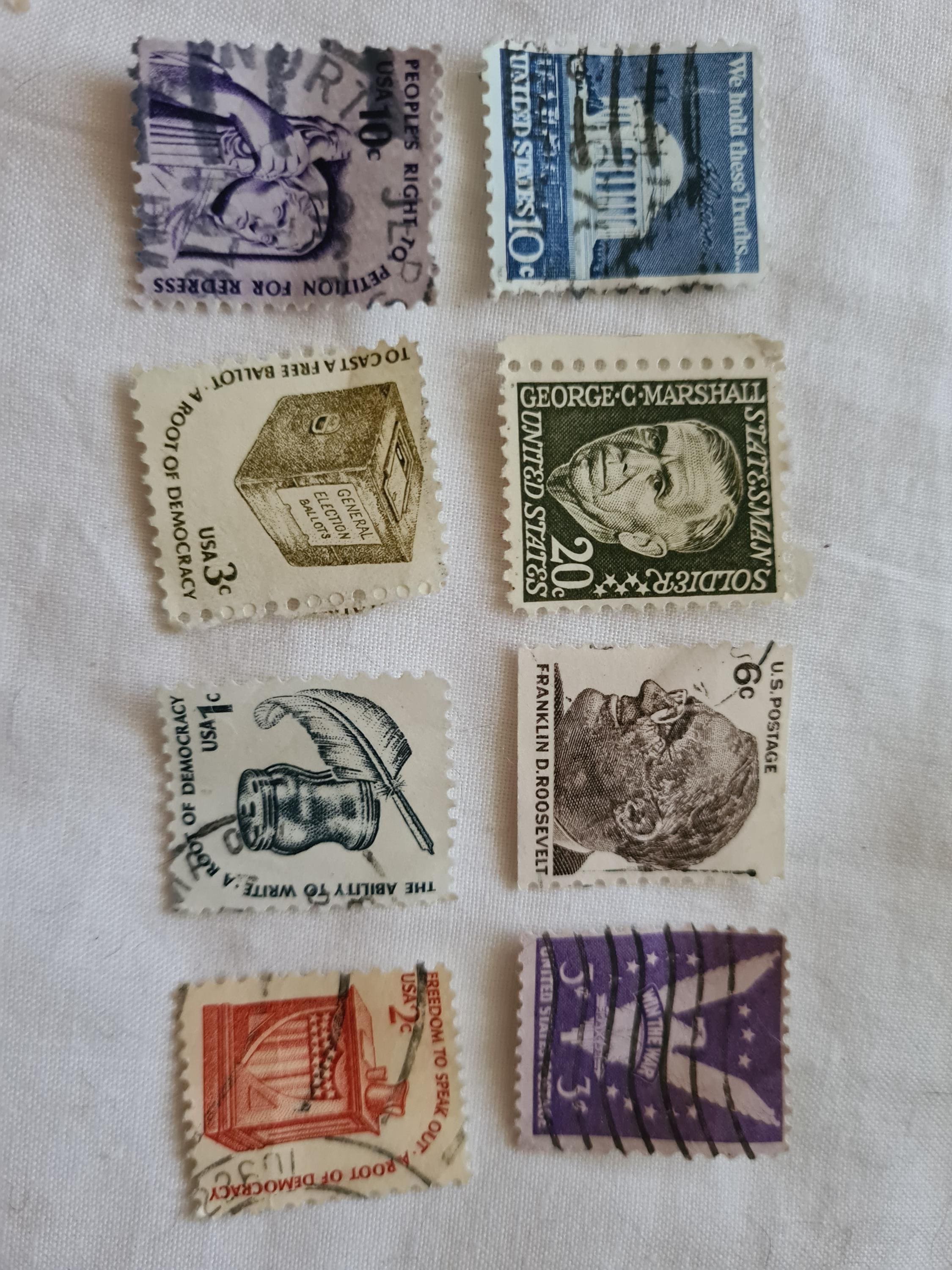 Vintage Rare Stamps Bundle - Etsy