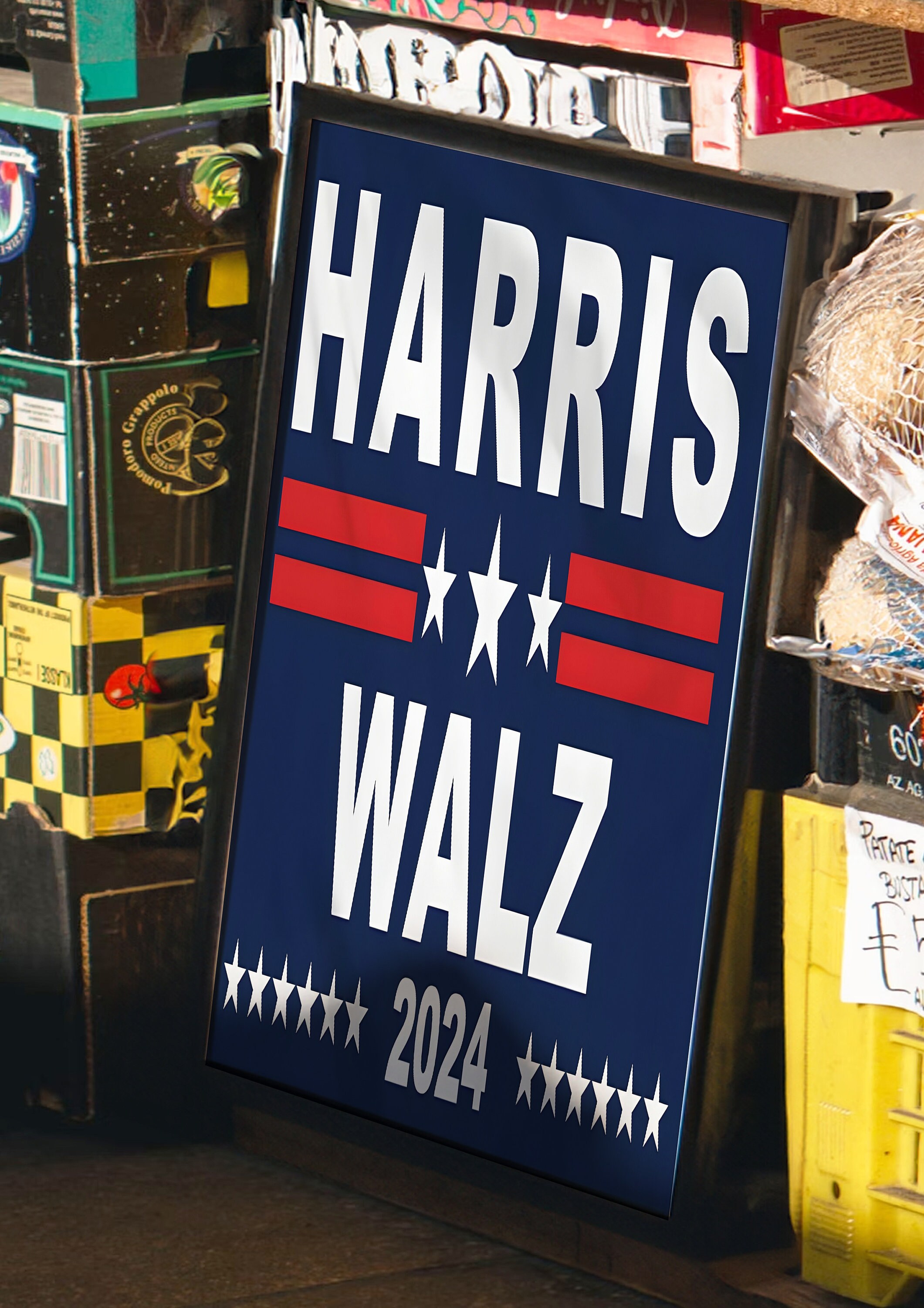 Harris Walz Campaign Sign,kamala Harris Poster,president Harris Poster ...