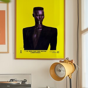 Vintage Grace Jones Poster, Retro Wall Art, Iconic Photo Print, Classic ...