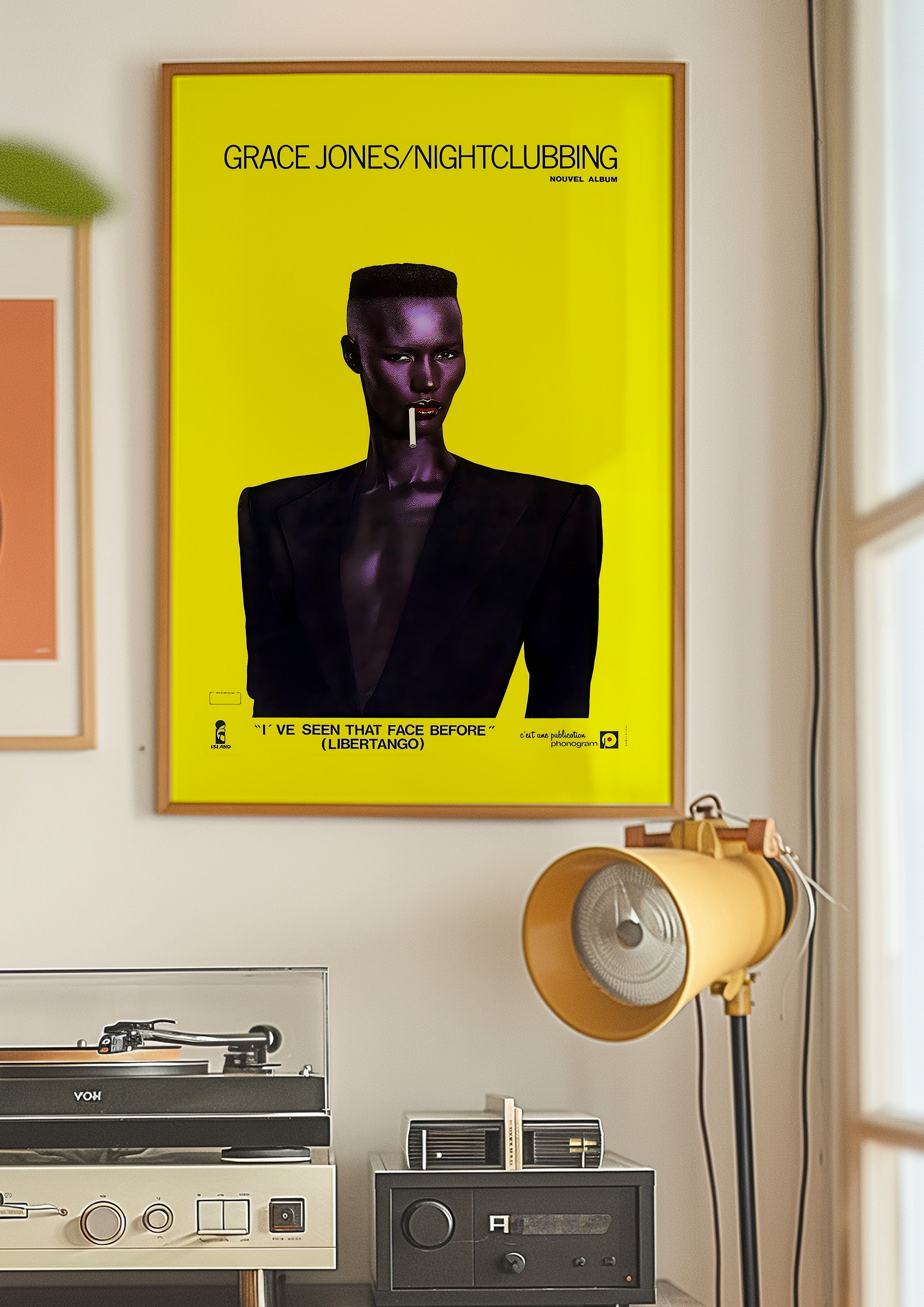 Vintage Grace Jones Poster, Retro Wall Art, Iconic Photo Print, Classic ...