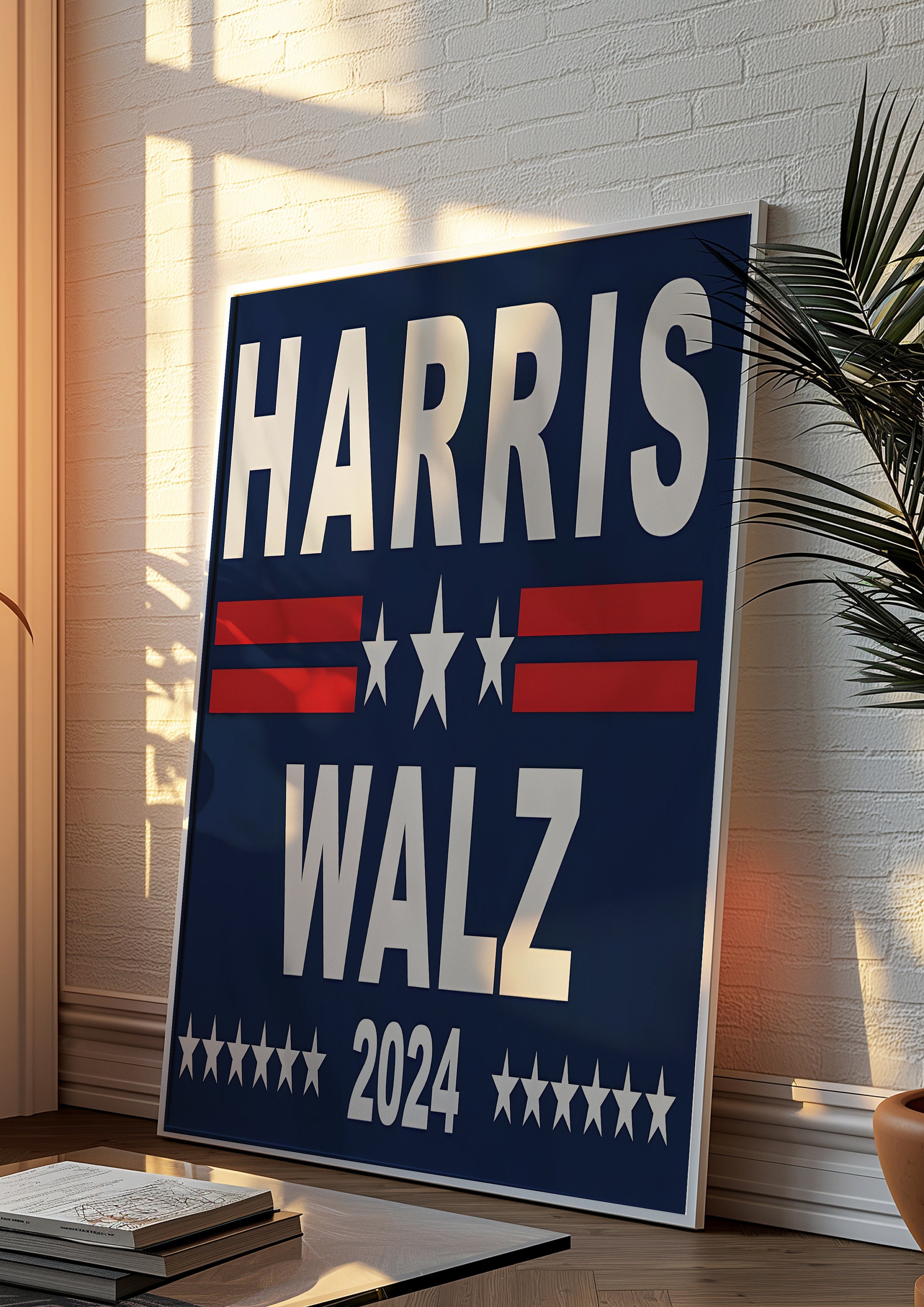 Harris Walz Campaign Sign,kamala Harris Poster,president Harris Poster ...