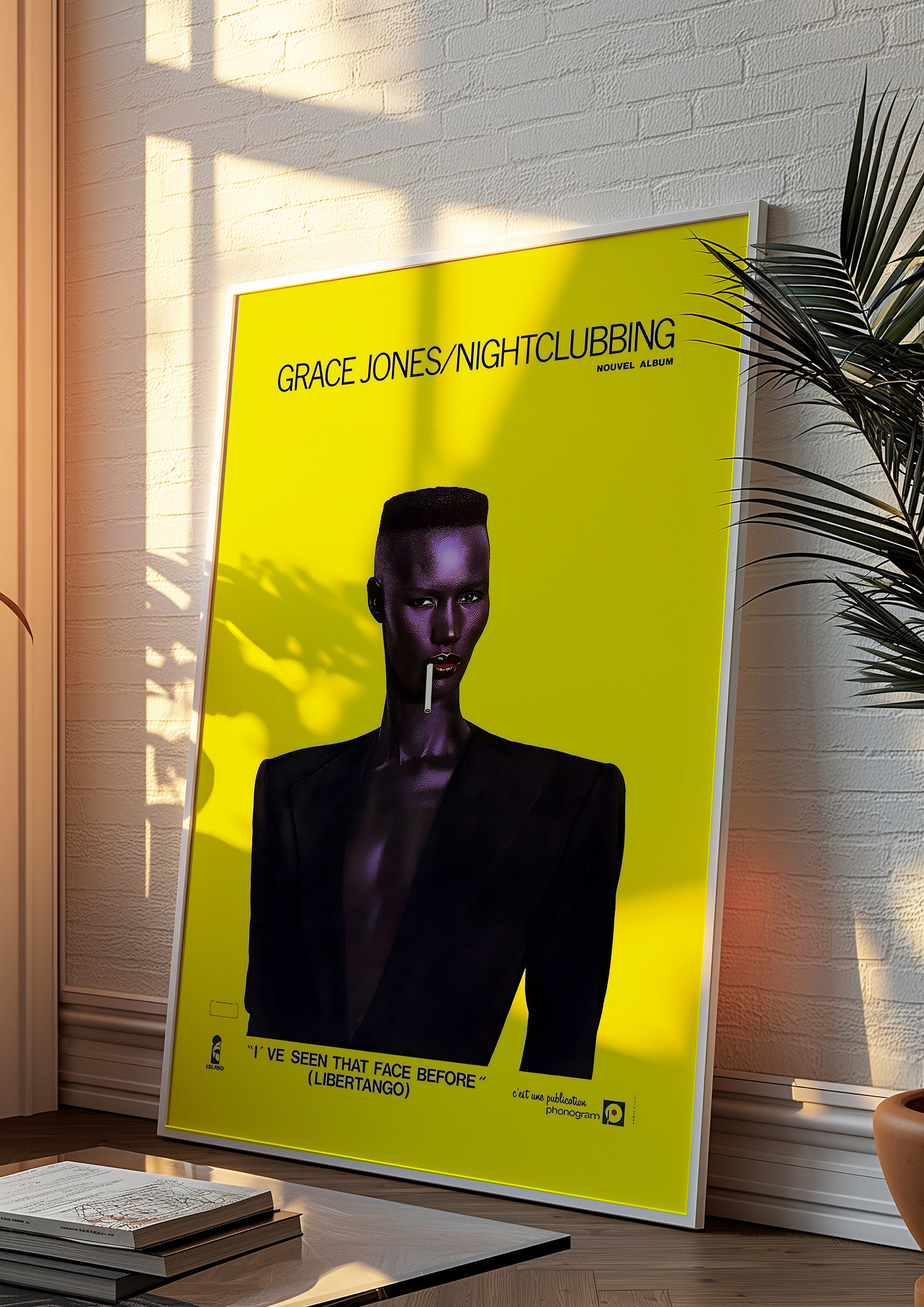 Vintage Grace Jones Poster, Retro Wall Art, Iconic Photo Print, Classic ...