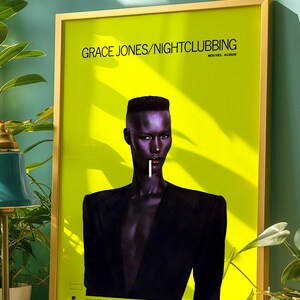 Vintage Grace Jones Poster, Retro Wall Art, Iconic Photo Print, Classic ...