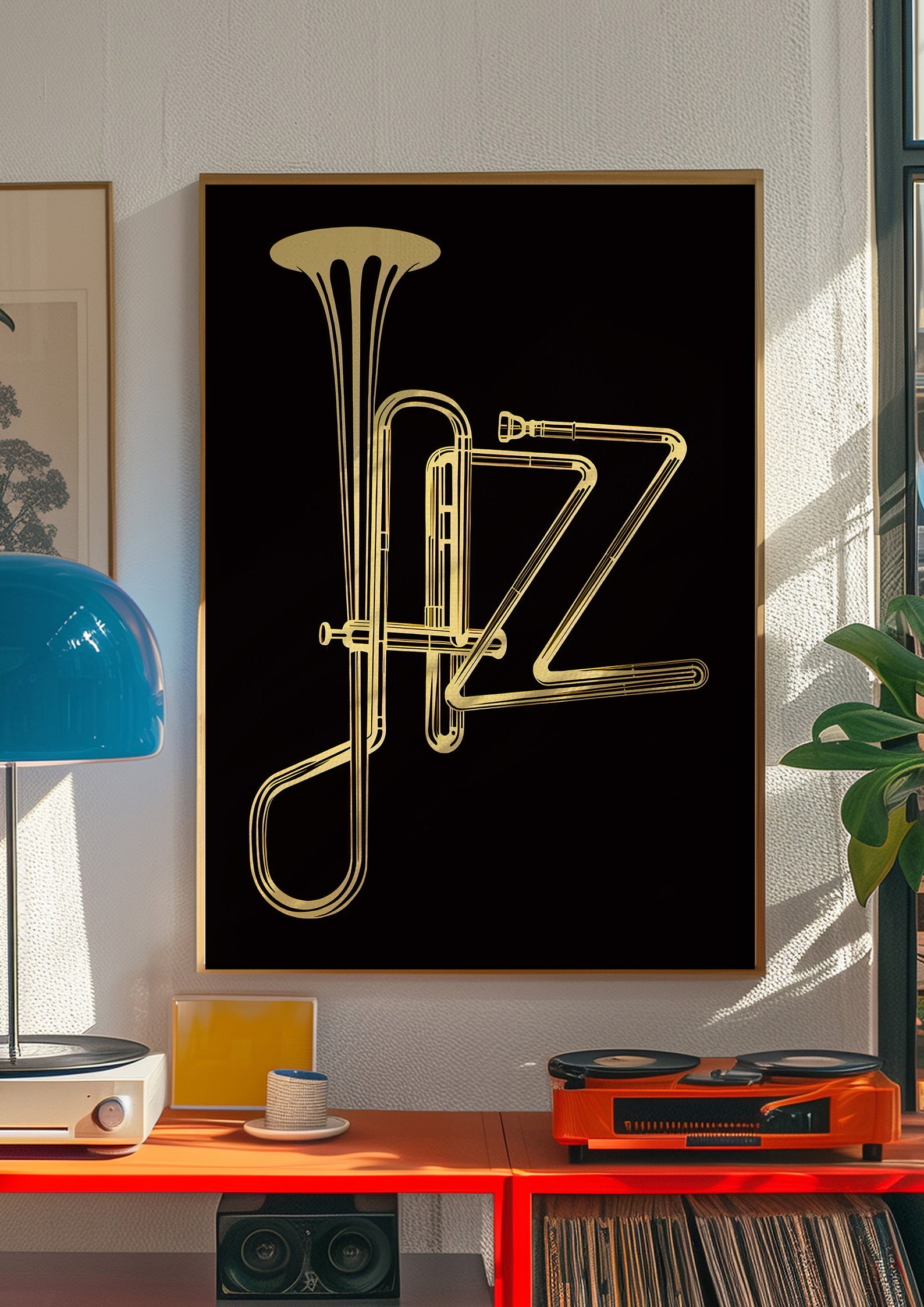 Jazz Poster, Jazz Music Wall Art, Vintage Jazz Band Print, Jazz Club ...