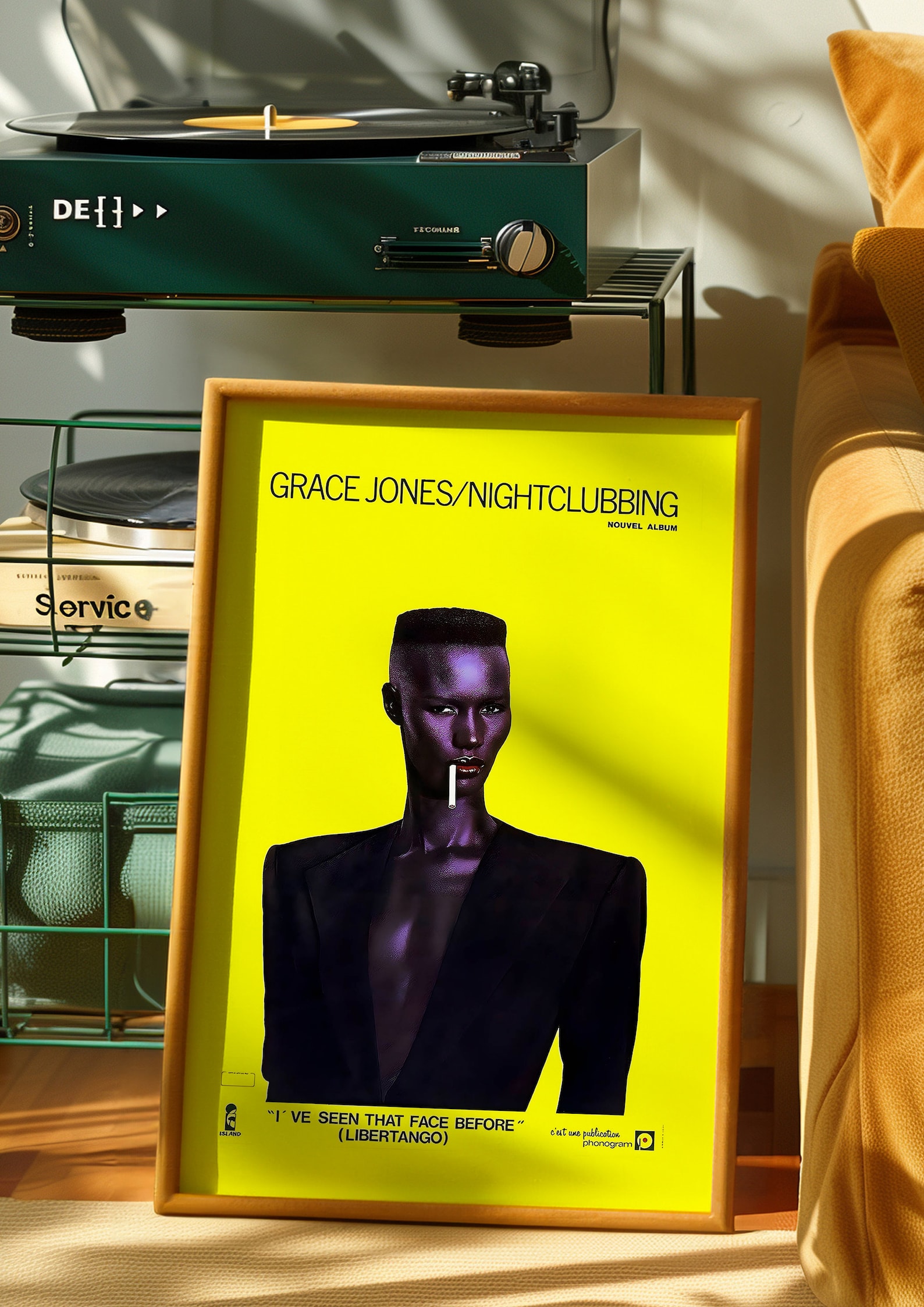 Vintage Grace Jones Poster, Retro Wall Art, Iconic Photo Print, Classic ...