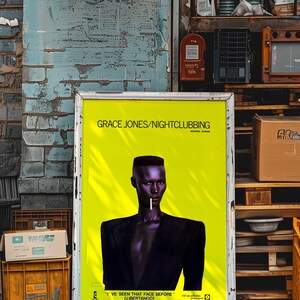 Vintage Grace Jones Poster, Retro Wall Art, Iconic Photo Print, Classic ...