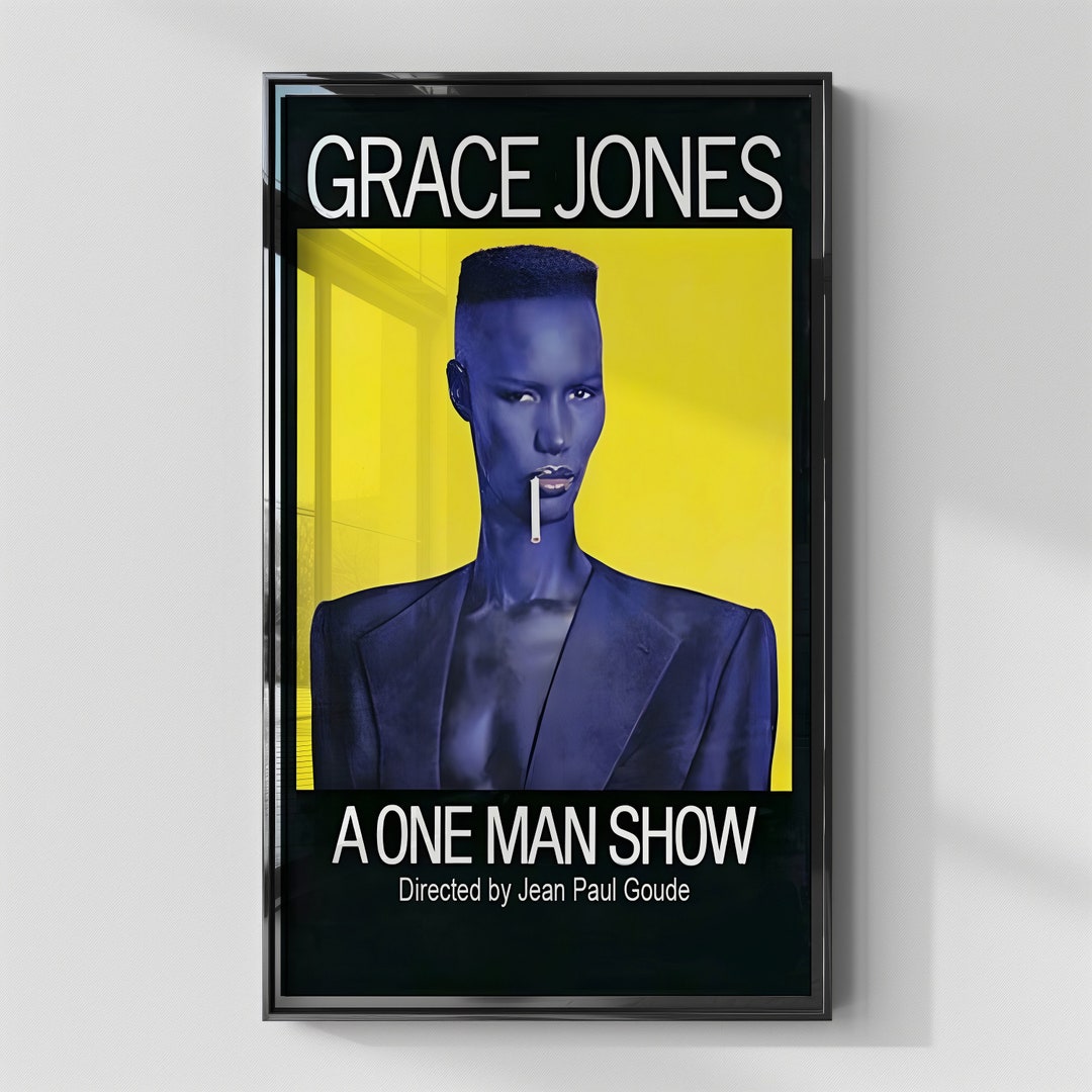 Grace Jones Poster, Grace Jones Wall Art, Vintage Grace Jones Print ...