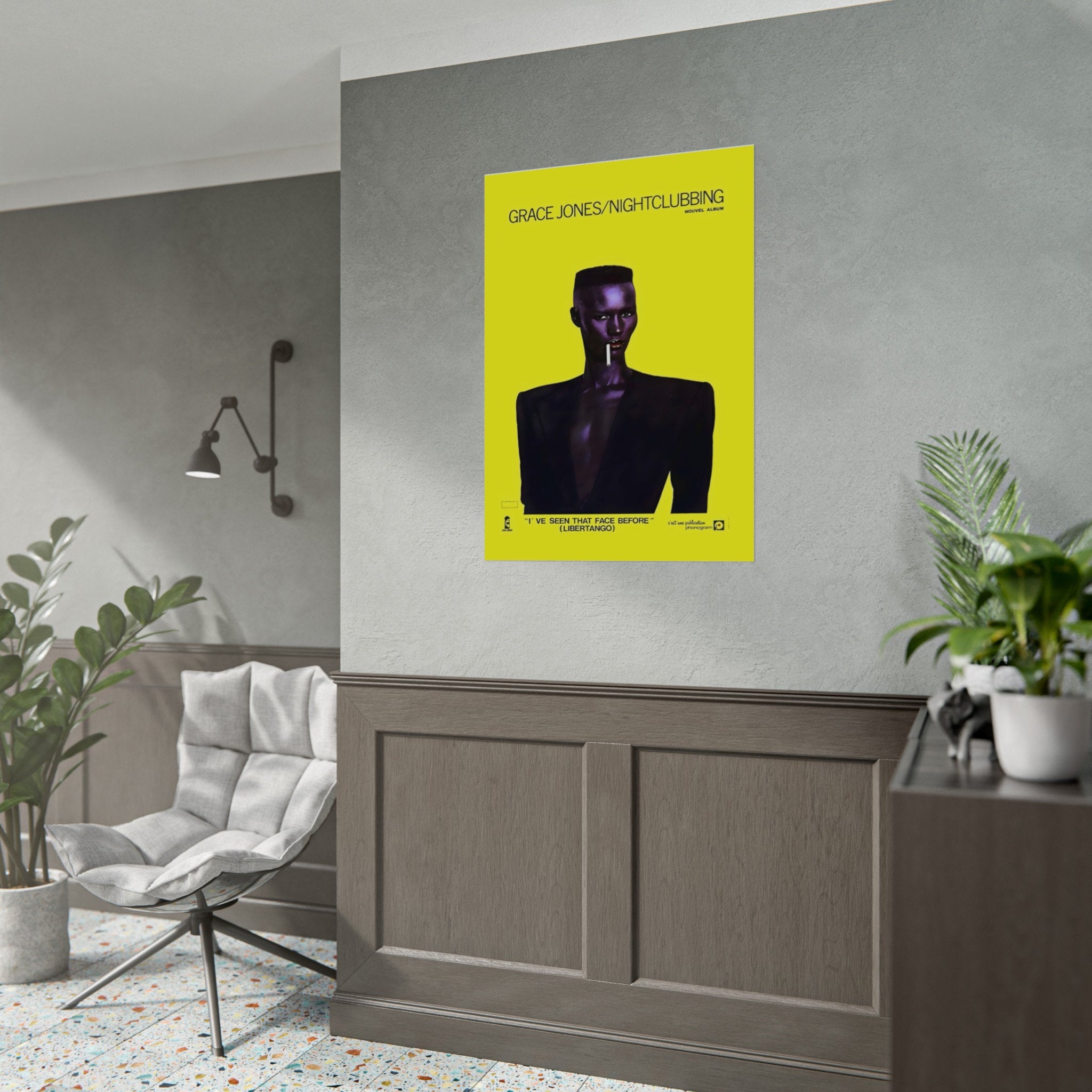 Vintage Grace Jones Poster, Retro Wall Art, Iconic Photo Print, Classic ...