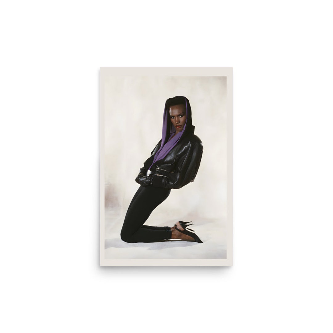 Grace Jones Iconic Portrait Poster Vintage Pop Art Style Wall Art ...