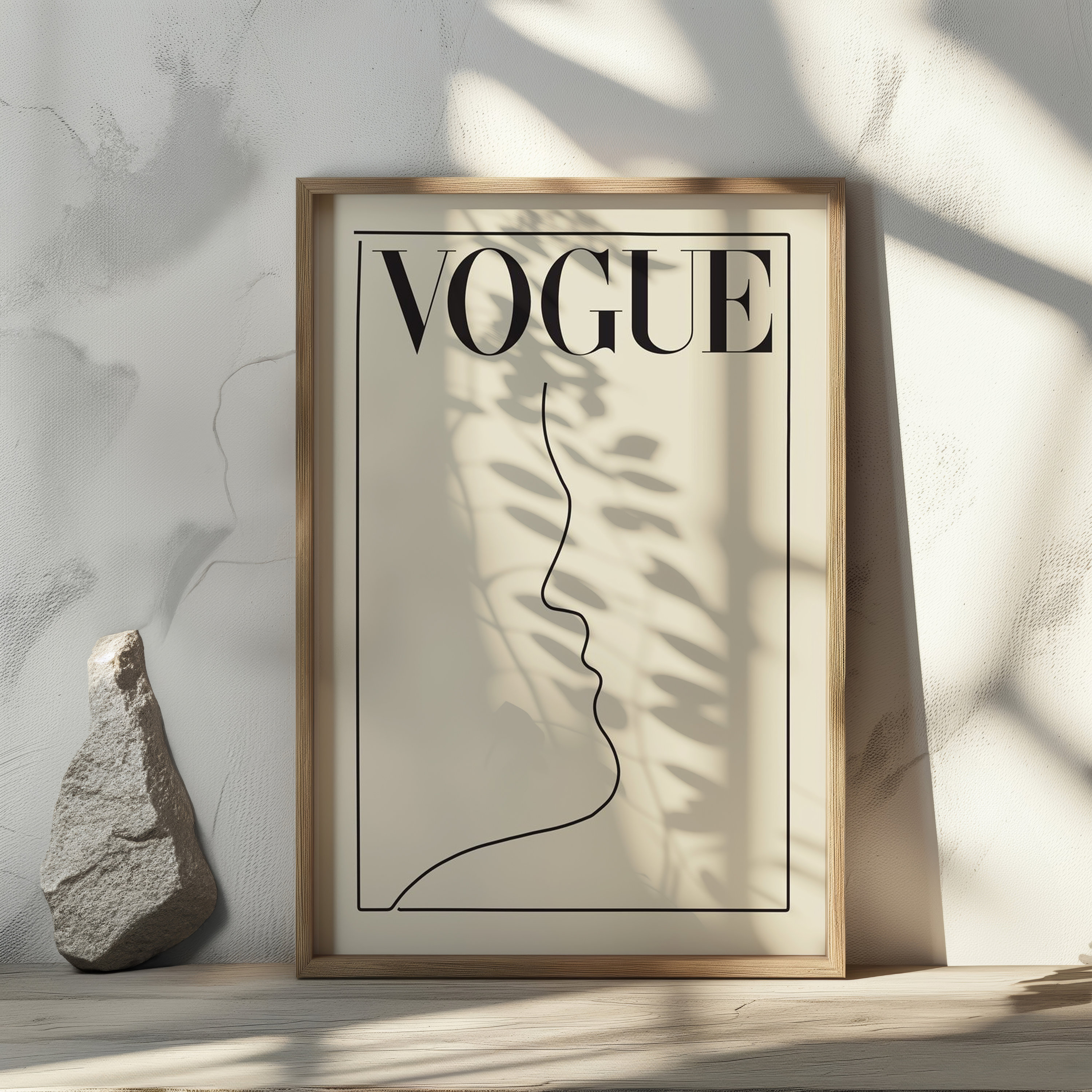 Vintage Vogue Poster Instant Download, Fashion Magazine Wall Art, Retro ...