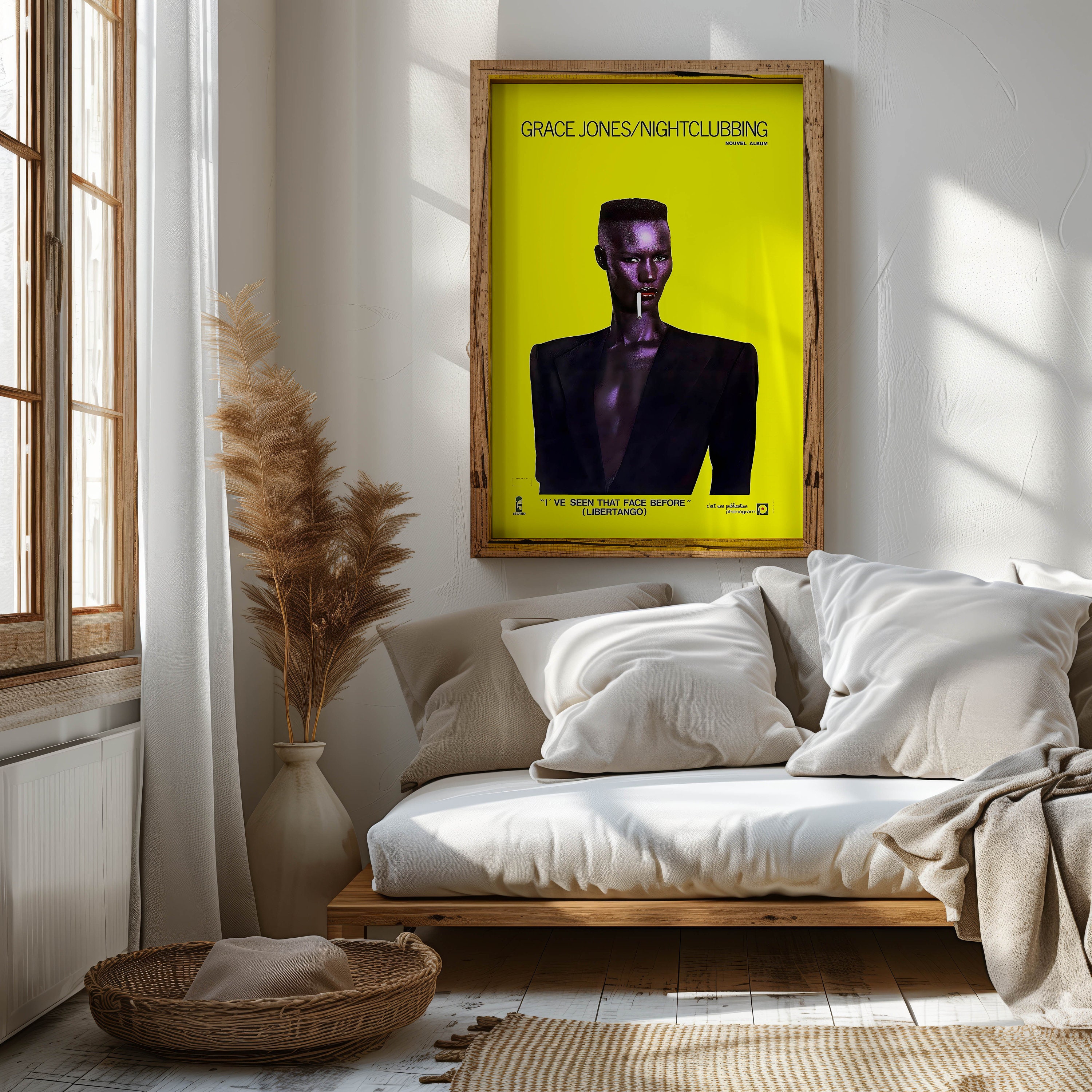 Vintage Grace Jones Poster, Retro Wall Art, Iconic Photo Print, Classic ...