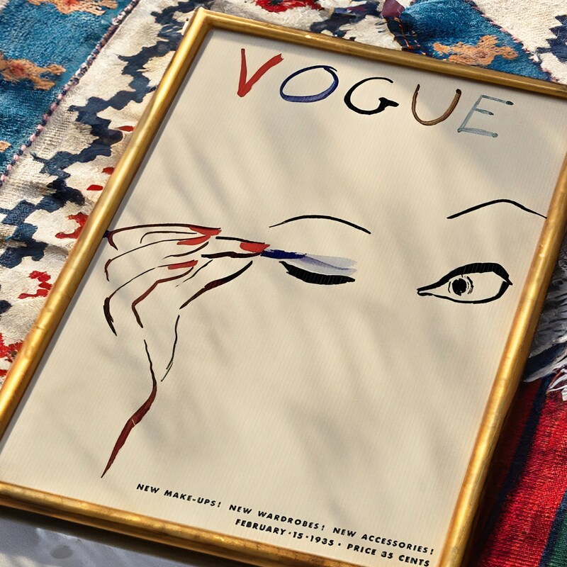 Vogue Cover Poster - Etsy