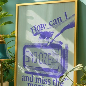 Sza Poster ,snooze Poster, Sza Wall Art, Sza Print, Sza Album Art ...