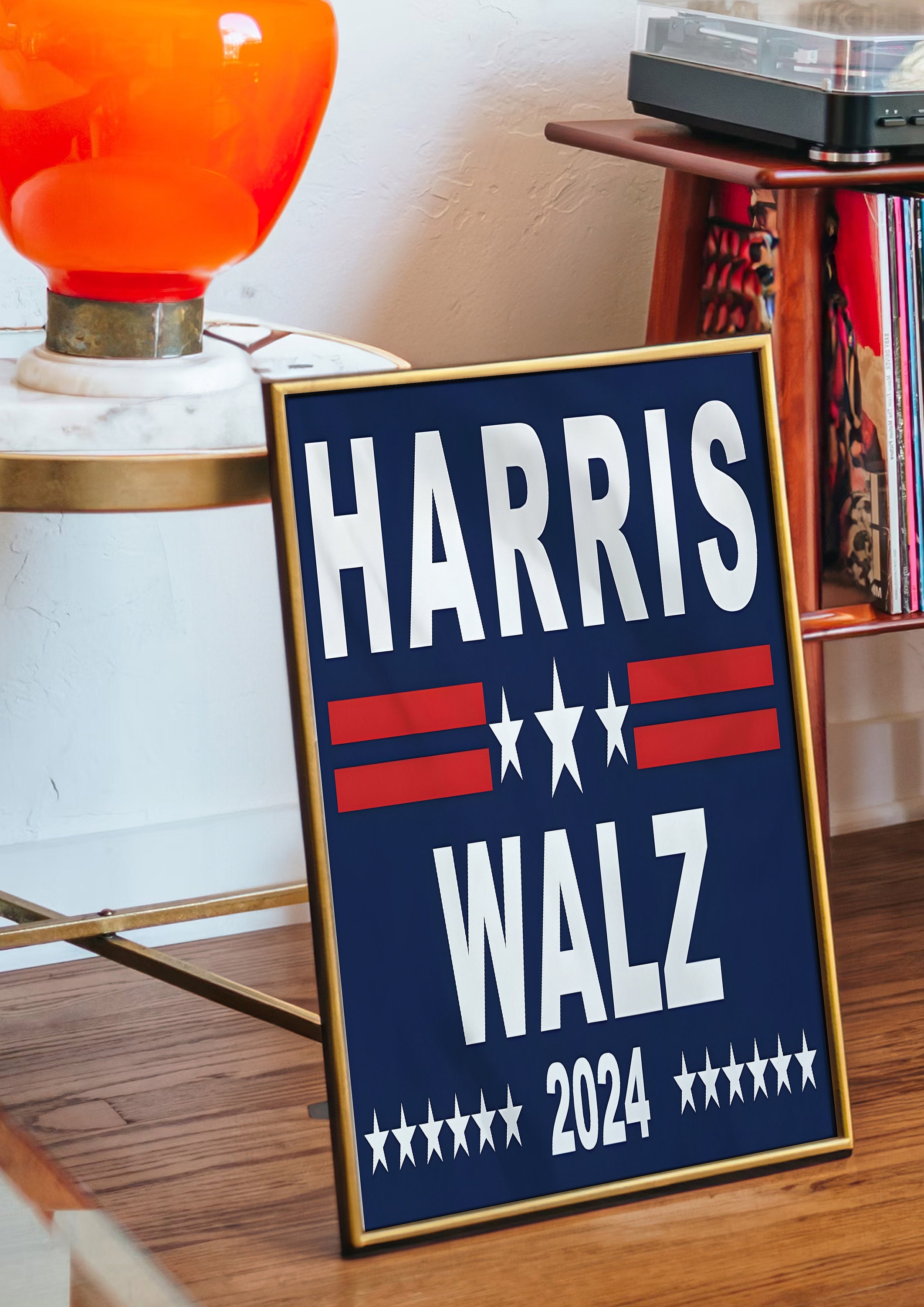 Harris Walz Campaign Sign,kamala Harris Poster,president Harris Poster ...