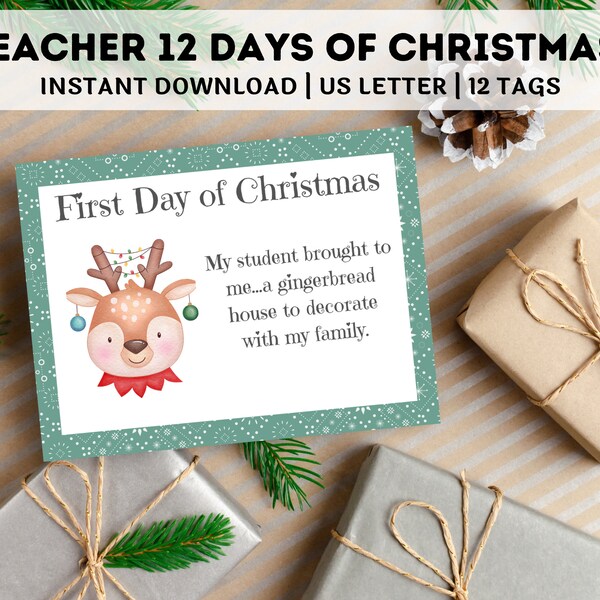 12 Days of Christmas Secret Santa - Etsy
