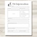 Pet Information Sheet, Rabbit Care Sheet, Rabbit Care Business, Pet ...