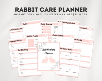 Printable Rabbit Record Keeping Journal Rabbitry Log - Etsy