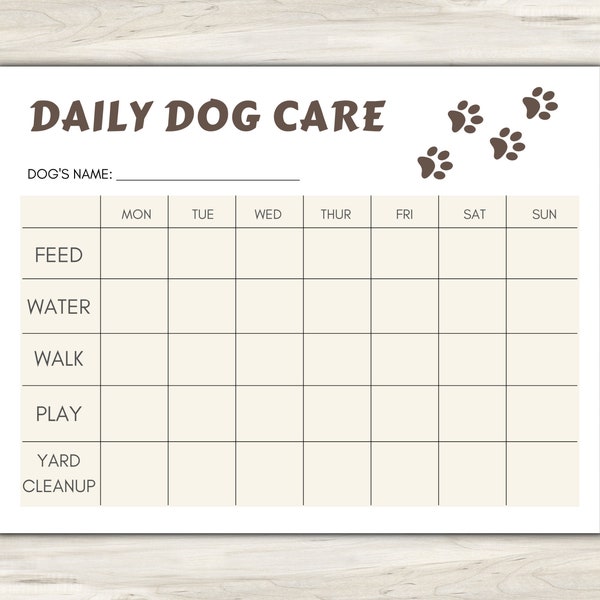 Kids Chore Chart - Etsy