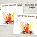 Campfire Handprint Art, Family Handprint Art, Handprint Craft, Happy ...