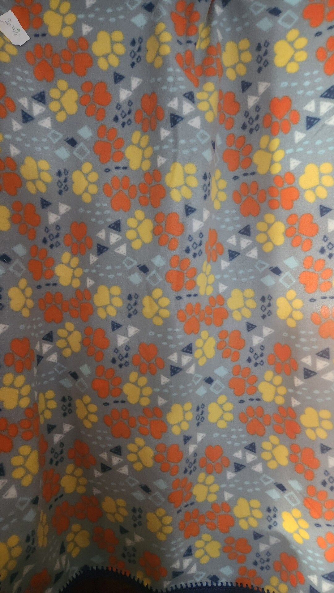 Crochet Edge Wheelchair/lap Cover - Paw Prints - Etsy