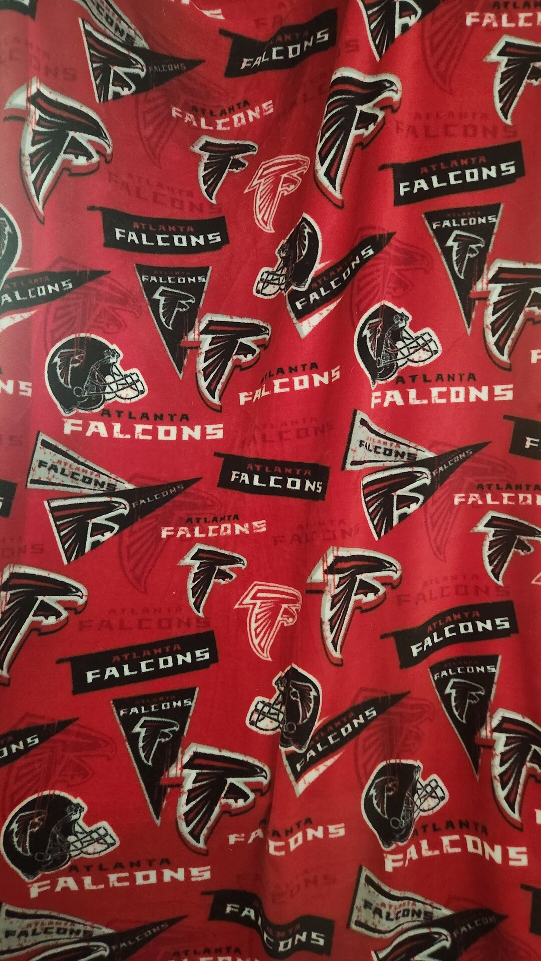 Crochet Edge Atlanta Falcons Throw - Etsy