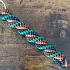Black White Rainbow Boondoggle Keychain | Shiny Corkscrew Rexlace ...