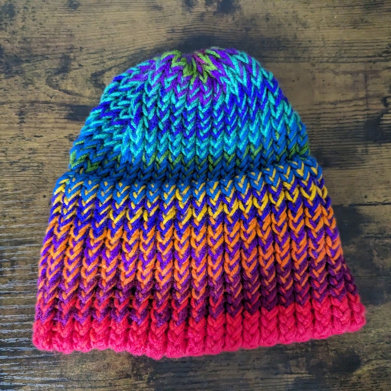 Rainbow Knit - Etsy