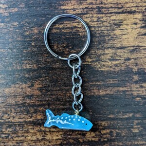 Blue Whale Shark Keychain | Little Whale Keychain | Ocean Animal ...