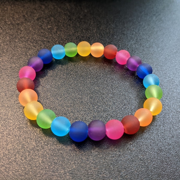 Glass Bead Bracelet - Etsy