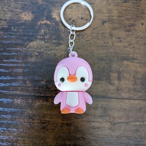 Cute Baby Penguin Keychain | Little Bird Keychain | Figurine Keychain ...