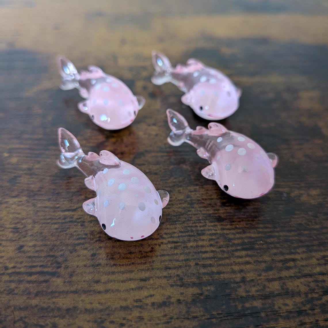 Mini Magnets - Pink Whale Sharks | Set of 4 | Ocean Beach Animal ...