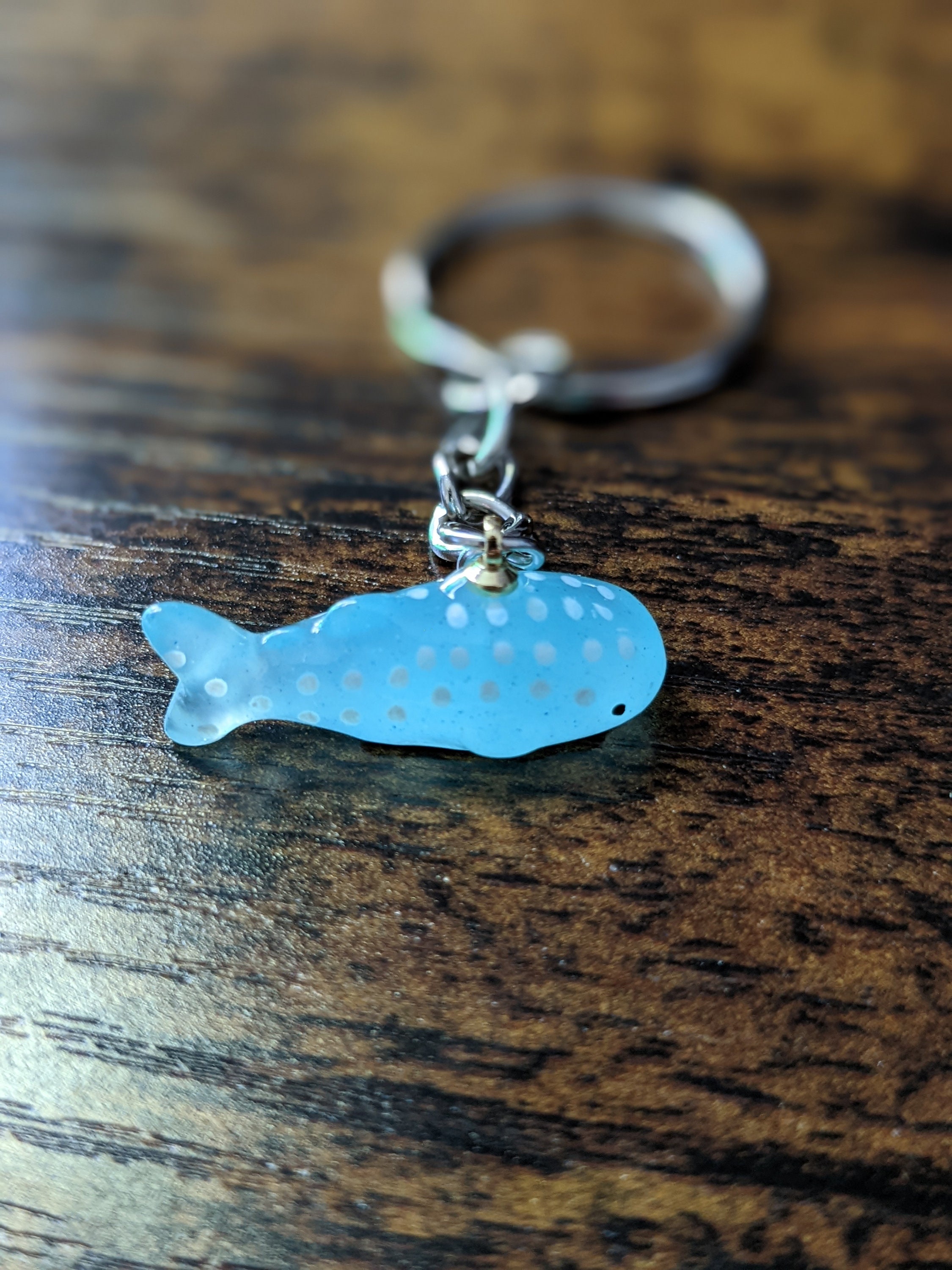Blue Whale Shark Keychain | Little Whale Keychain | Ocean Animal ...