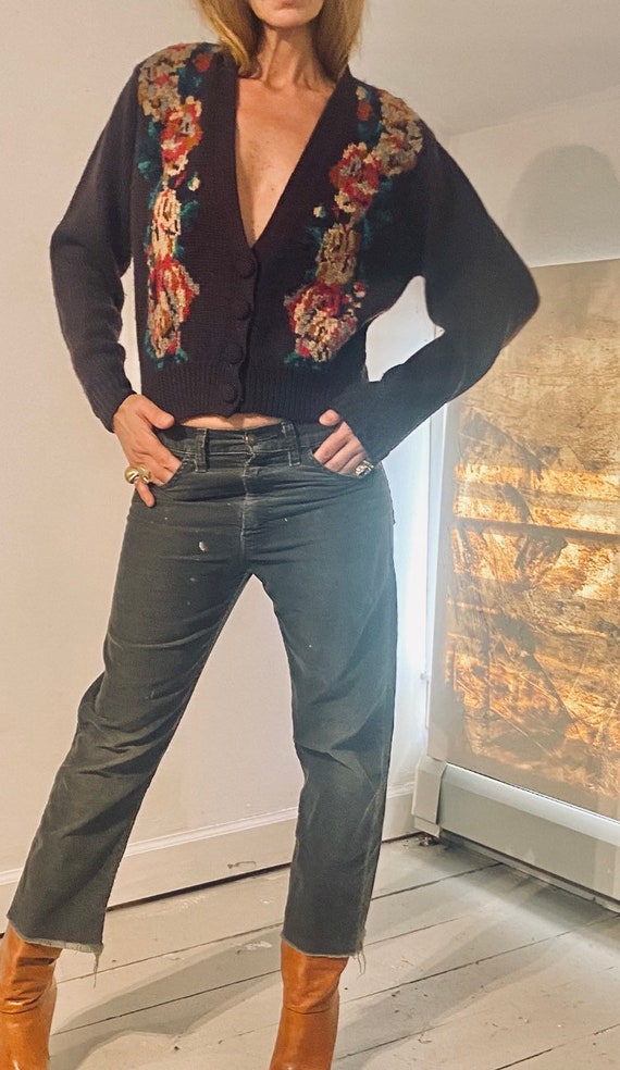 Vintage cardigan size small - Gem