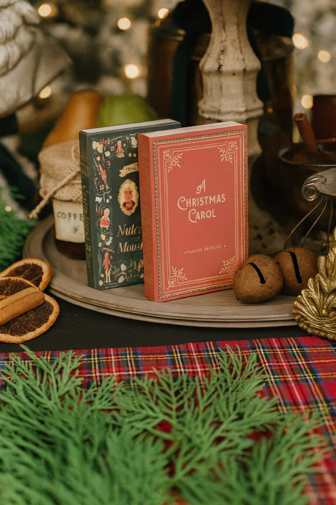 Handmade Wooden Vintage Christmas Book Decor – “A Christmas Carol ...