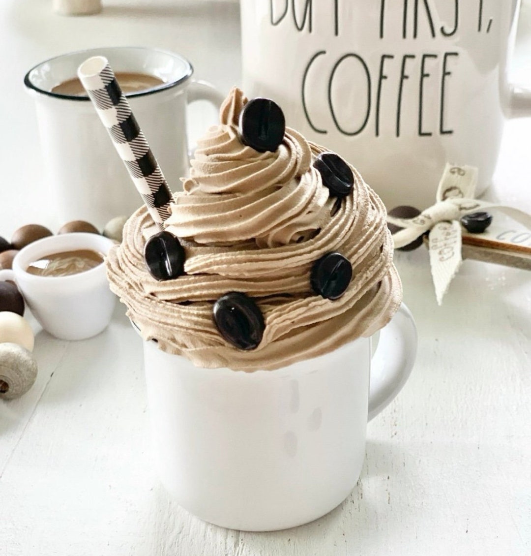 Faux Whip - Coffee Faux Whip Mug | Coffee Bar | Coffee Decor | Coffee ...
