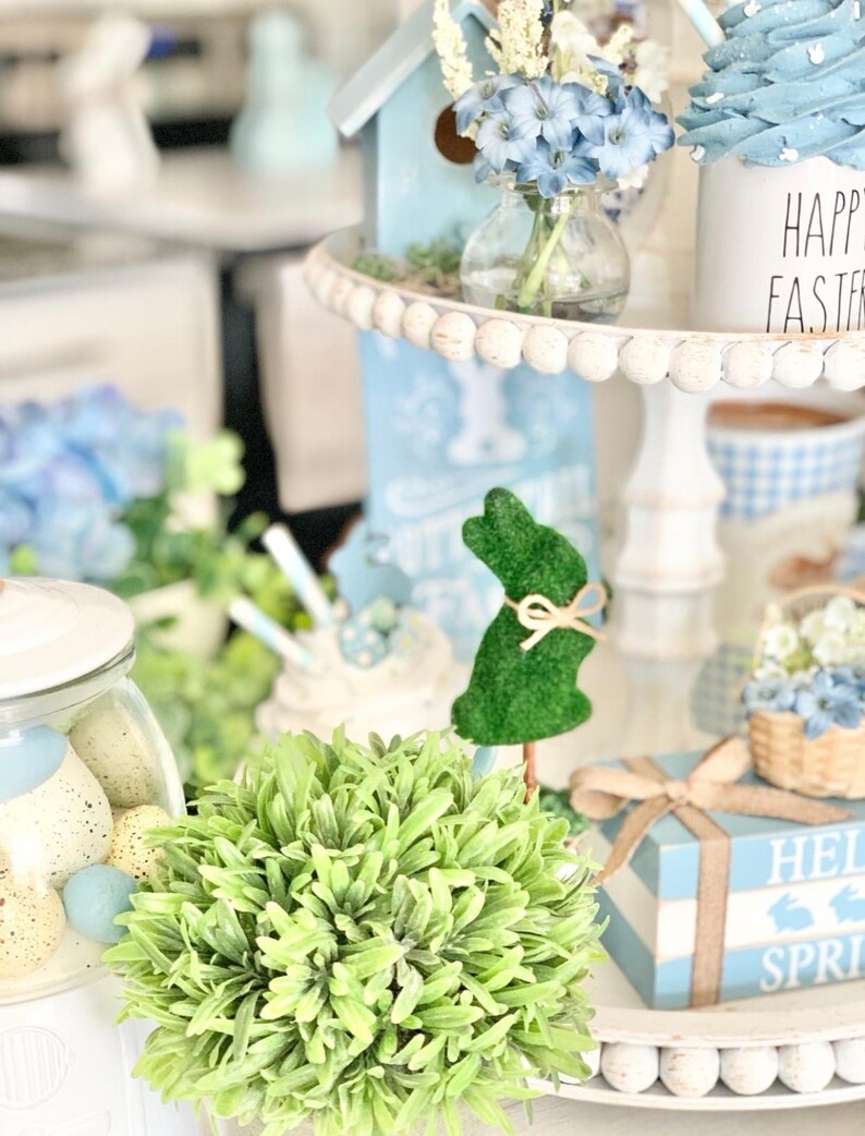 Spring Topiary Set - 2ct | Tier Tray Decor | Home Decor | Kitchen Decor ...