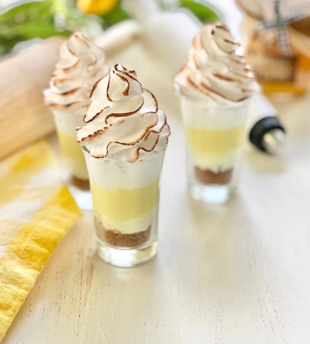 Faux Lemon Meringue Parfait Shooters (set of 3): Farmhouse Kitchen ...