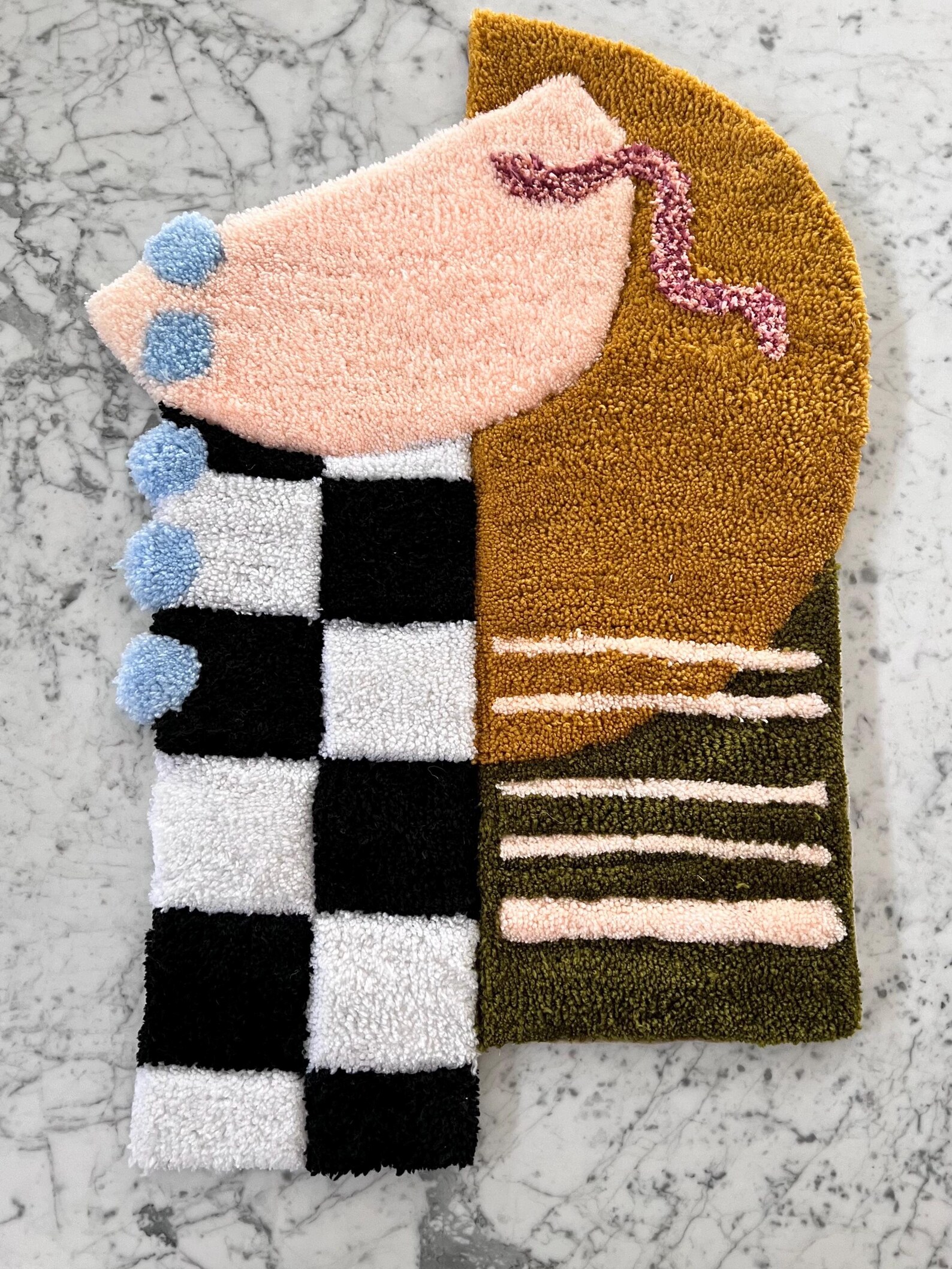 Abstract Wall Hanging | Abstract Rug | Abstract Tufted Rug | MCM Art ...