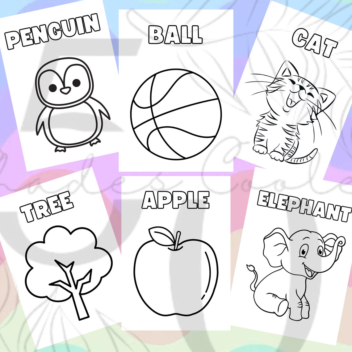 Printable A-Z Colouring Pages for Preschool Kids | Digital Colouring ...
