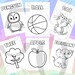 Printable A-Z Colouring Pages for Preschool Kids | Digital Colouring ...
