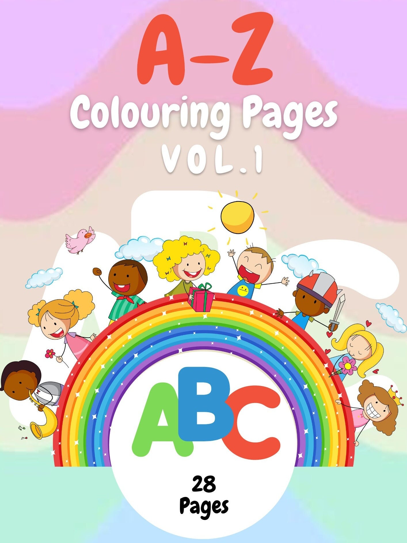 Printable A-Z Colouring Pages for Preschool Kids | Digital Colouring ...